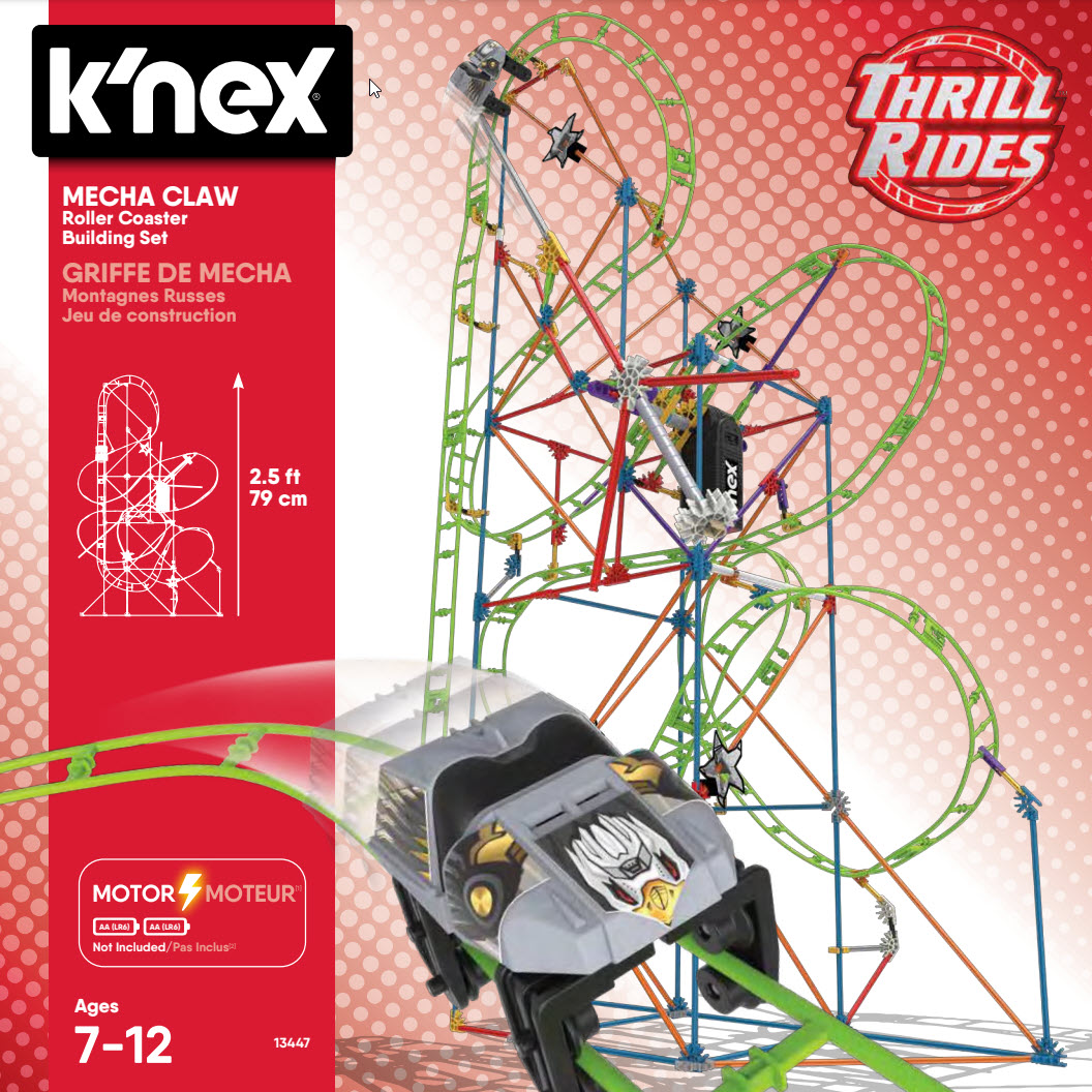 Mecha Claw Roller Coaster - K'NEX Replacement Parts