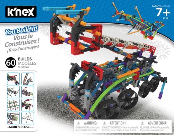60 Model Building Set - K'NEX Replacement Parts